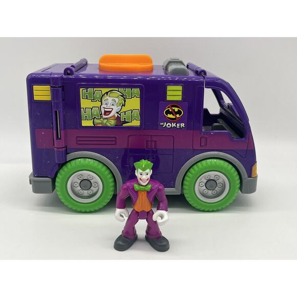 Fisher-Price | Toys | Fisher Price Batman Joker Van Vehicle Toy Truck Imaginext Villain Car Play ...